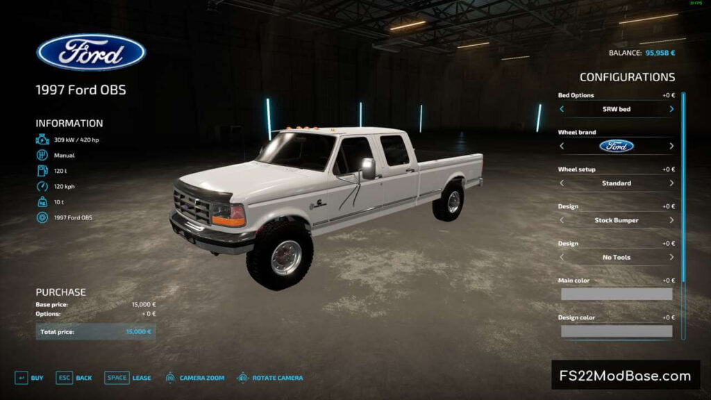 1997 RC OBS - Farming Simulator 22 Mod | LS22 Mod | FS22 Mod