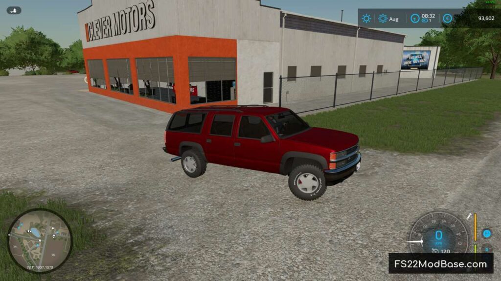 1998 Chevy Suburban K1500 - Farming Simulator 22 Mod | LS22 Mod | FS22 Mod