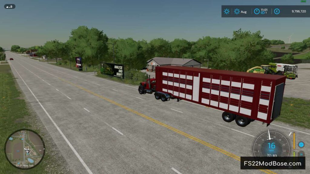 TLX 48Ft Livestock Trailer - Farming Simulator 22 Mod | LS22 Mod | FS22 Mod