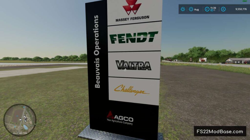 Agco Dealer Sign Pack - Farming Simulator 22 Mod | LS22 Mod | FS22 Mod
