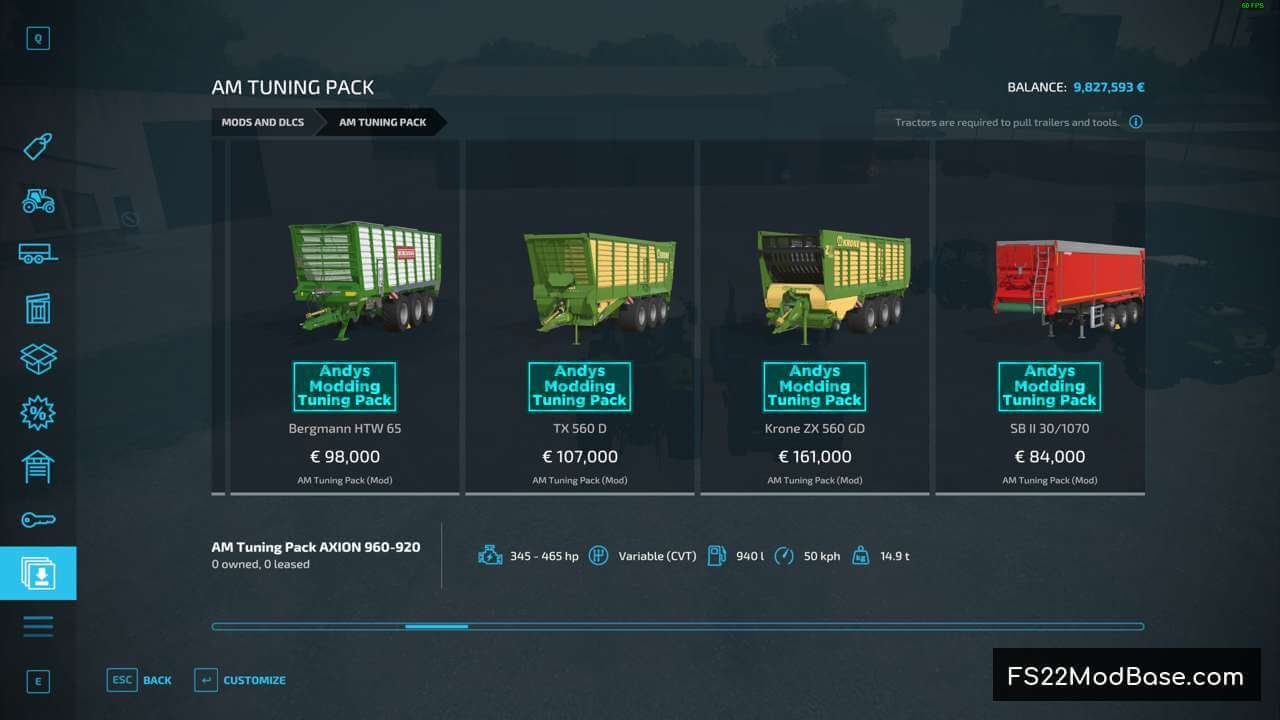 AM Tuning Pack - Farming Simulator 22 Mod | LS22 Mod | FS22 Mod