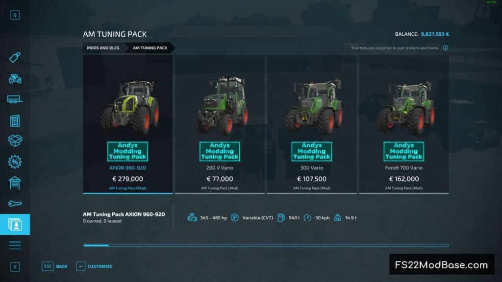 AM Tuning Pack - Farming Simulator 22 Mod | LS22 Mod | FS22 Mod