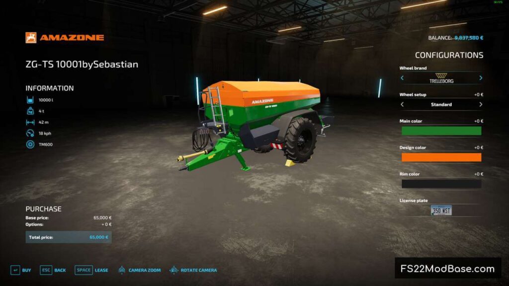Amazone with Lime - Farming Simulator 22 Mod | LS22 Mod | FS22 Mod