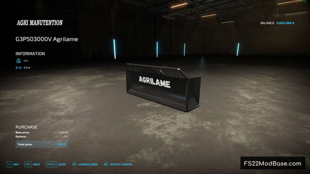 G3P50 Pack Agrilame Silage Blade - Farming Simulator 22 Mod | LS22 Mod ...
