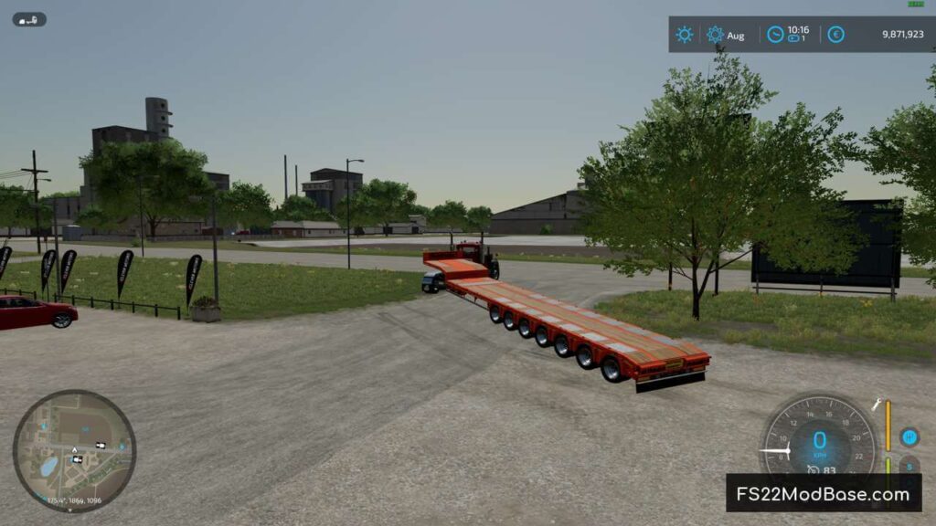 7 Axle Flat Bed - Farming Simulator 22 Mod | LS22 Mod | FS22 Mod