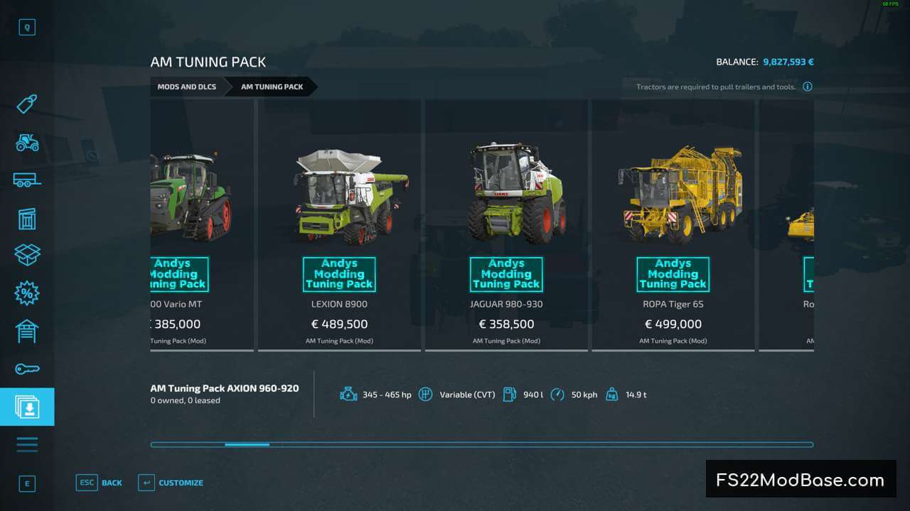 AM Tuning Pack - Farming Simulator 22 Mod | LS22 Mod | FS22 Mod