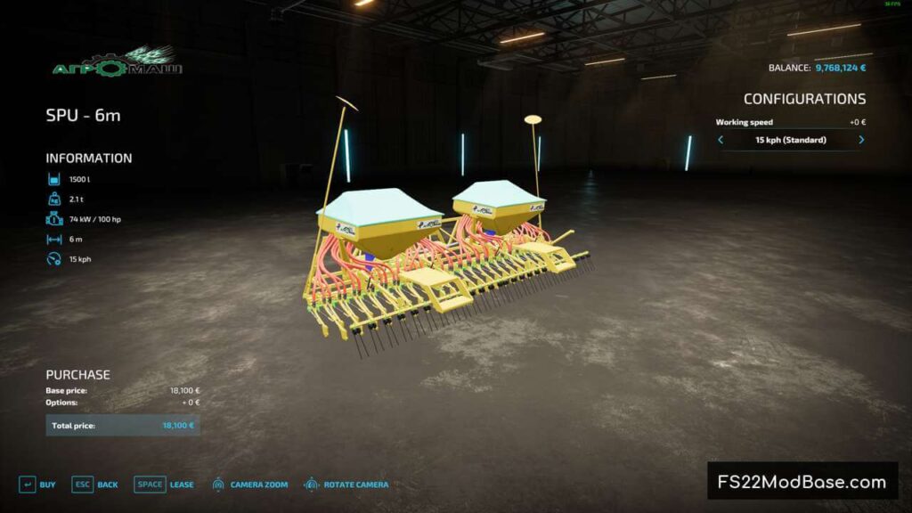 AgroMash SPU 6 - Farming Simulator 22 Mod | LS22 Mod | FS22 Mod