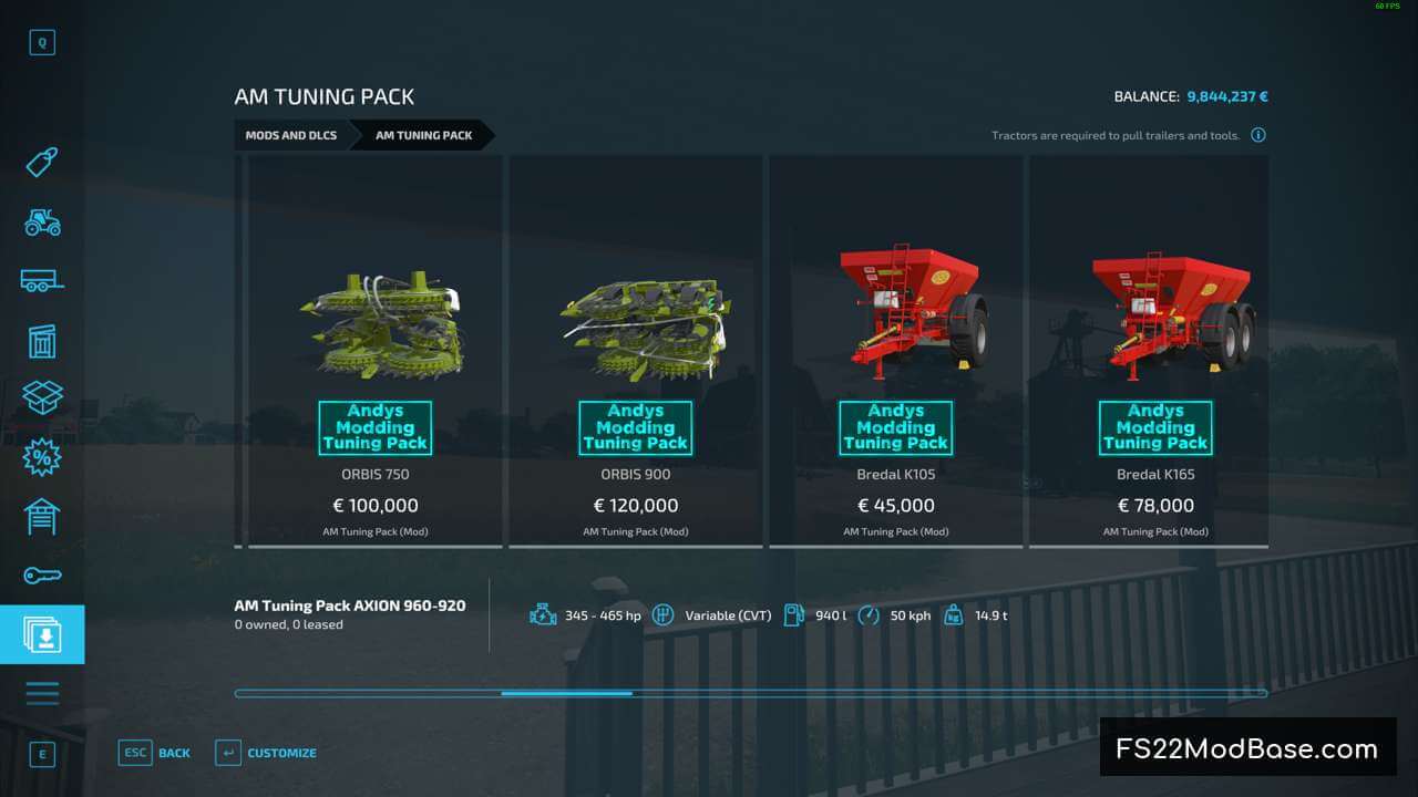 AM Tuning Pack - Farming Simulator 22 Mod | LS22 Mod | FS22 Mod