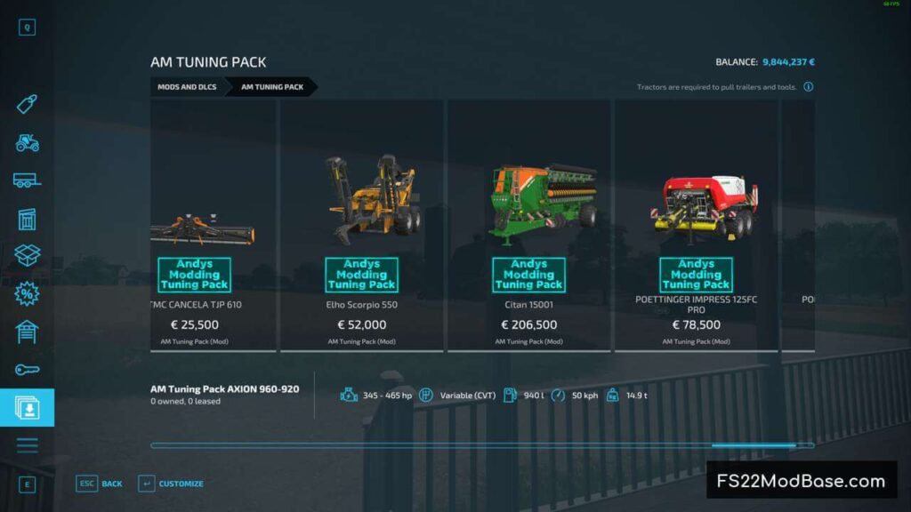 AM Tuning Pack - Farming Simulator 22 Mod | LS22 Mod | FS22 Mod