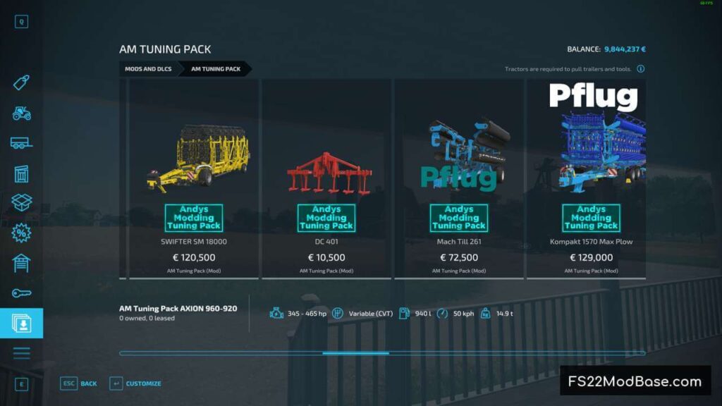 AM Tuning Pack - Farming Simulator 22 Mod | LS22 Mod | FS22 Mod