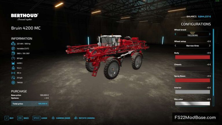Bruin 4200 MC - Farming Simulator 22 Mod | LS22 Mod | FS22 Mod