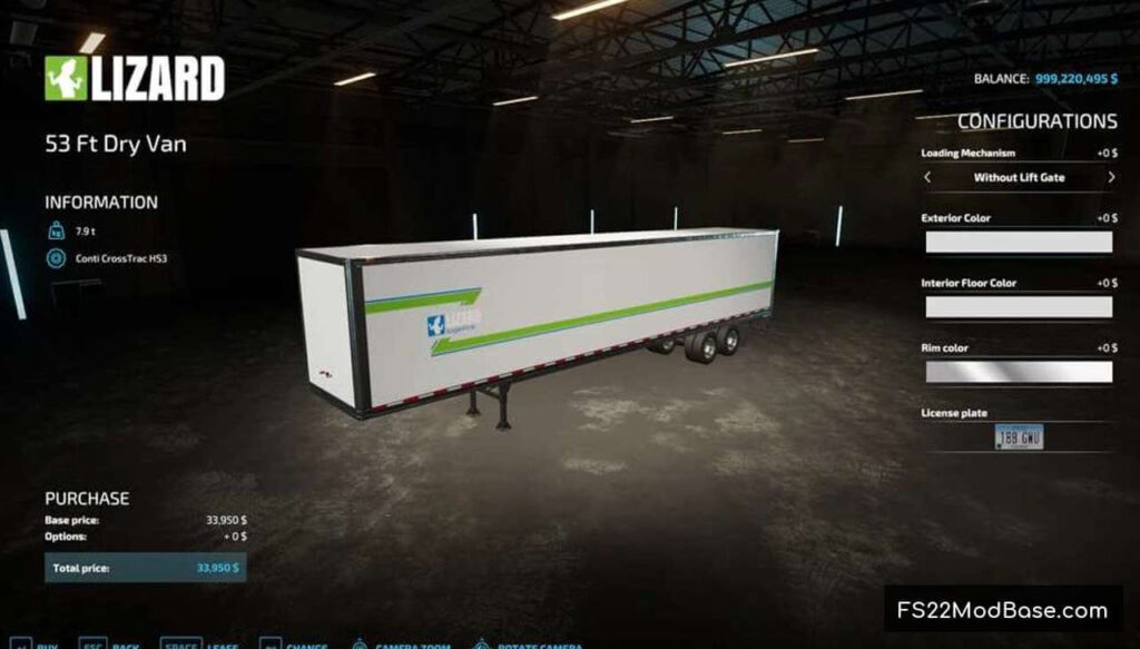 53 Ft Dry Van - Farming Simulator 22 Mod | LS22 Mod | FS22 Mod