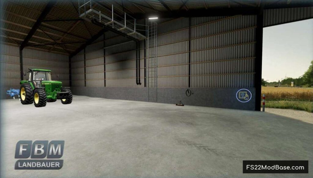 BGA Hall With Light - Farming Simulator 22 Mod | LS22 Mod | FS22 Mod