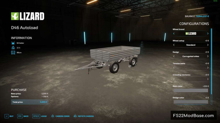 D46 Autoload - Farming Simulator 22 Mod | LS22 Mod | FS22 Mod