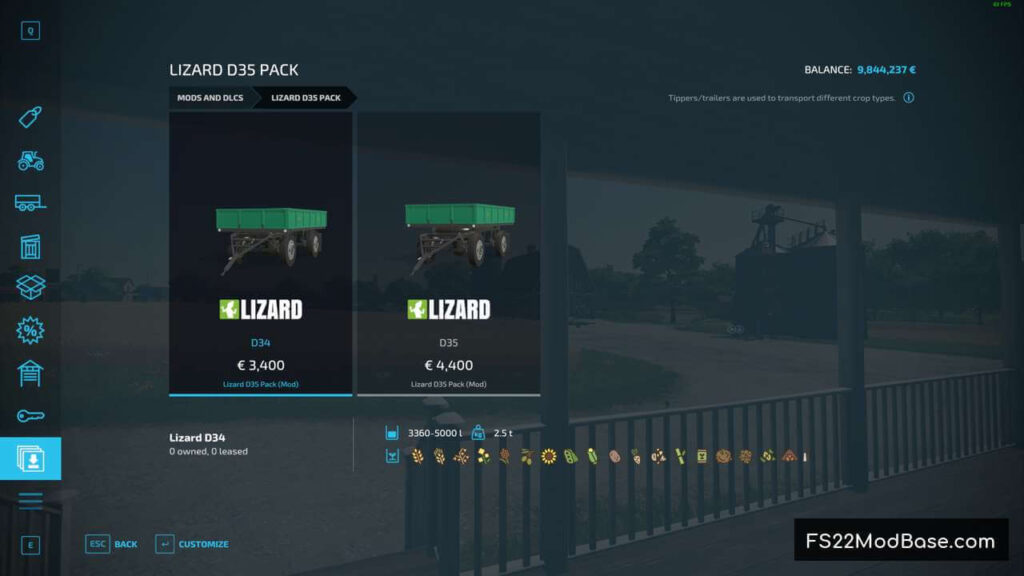 Lizard D35 Pack - Farming Simulator 22 Mod | LS22 Mod | FS22 Mod