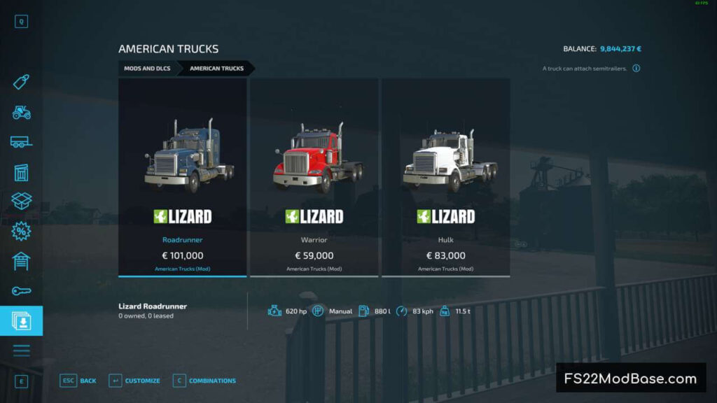 American Trucks - Farming Simulator 22 Mod | LS22 Mod | FS22 Mod