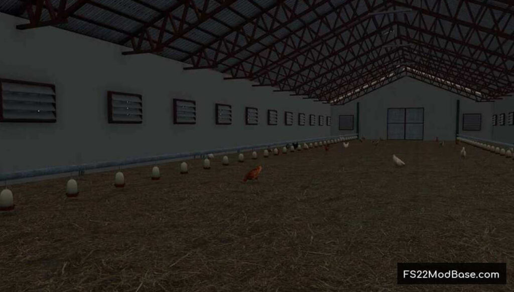 Big Chicken Barn - Farming Simulator 22 Mod | LS22 Mod | FS22 Mod