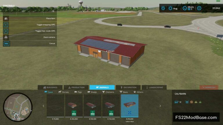 Calfbarn - Farming Simulator 22 Mod | LS22 Mod | FS22 Mod