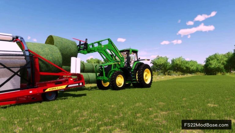 Anderson HybridX Wrapper 560M Support - Farming Simulator 22 Mod | LS22 ...