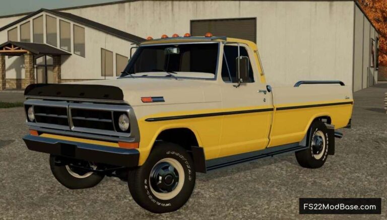 1972 Ford F100 - Farming Simulator 22 Mod | LS22 Mod | FS22 Mod