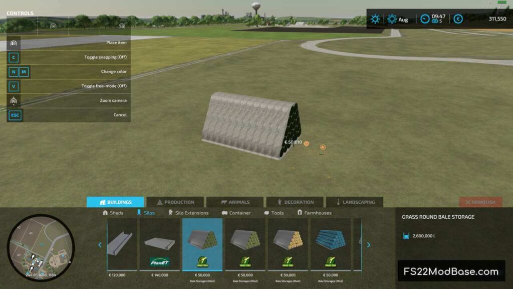 Balen Lager - Farming Simulator 22 Mod | LS22 Mod | FS22 Mod