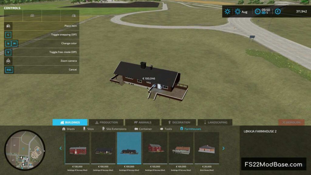 Buildings Of Norway - Farming Simulator 22 Mod | LS22 Mod | FS22 Mod