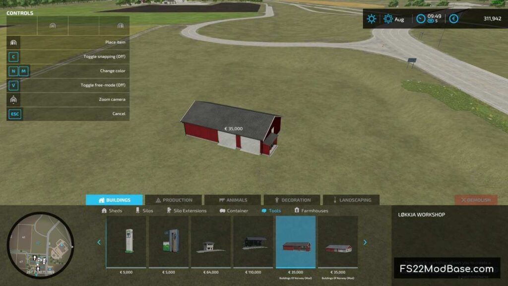 Buildings Of Norway - Farming Simulator 22 Mod | LS22 Mod | FS22 Mod