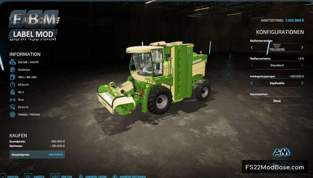Big M by AM Modding - Farming Simulator 22 Mod | LS22 Mod | FS22 Mod