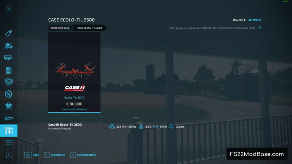 Case Ecolo-Til 2500 - Farming Simulator 22 Mod | LS22 Mod | FS22 Mod