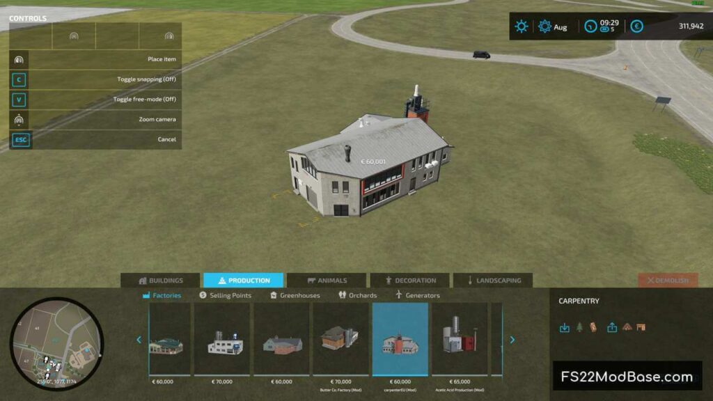 Carpenter EU - Farming Simulator 22 Mod | LS22 Mod | FS22 Mod