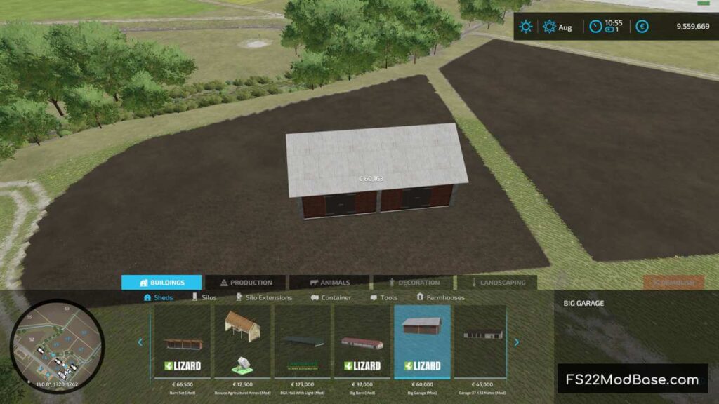 Duzy Garaz - Farming Simulator 22 Mod | LS22 Mod | FS22 Mod