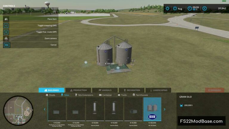 Bin 100 - Farming Simulator 22 Mod | LS22 Mod | FS22 Mod