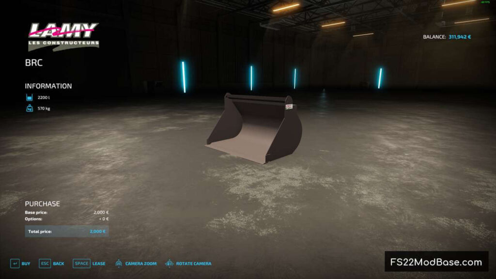 BRC Shovel - Farming Simulator 22 Mod | LS22 Mod | FS22 Mod