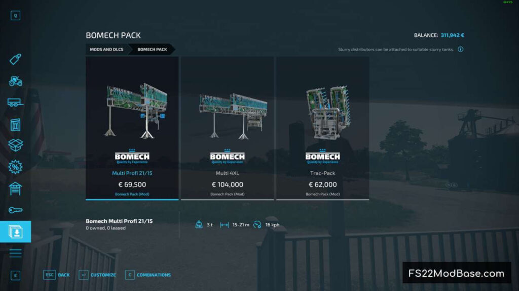 Bomech Pack - Farming Simulator 22 Mod | LS22 Mod | FS22 Mod