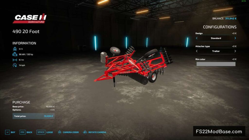 Case IH 490 - Farming Simulator 22 Mod | LS22 Mod | FS22 Mod