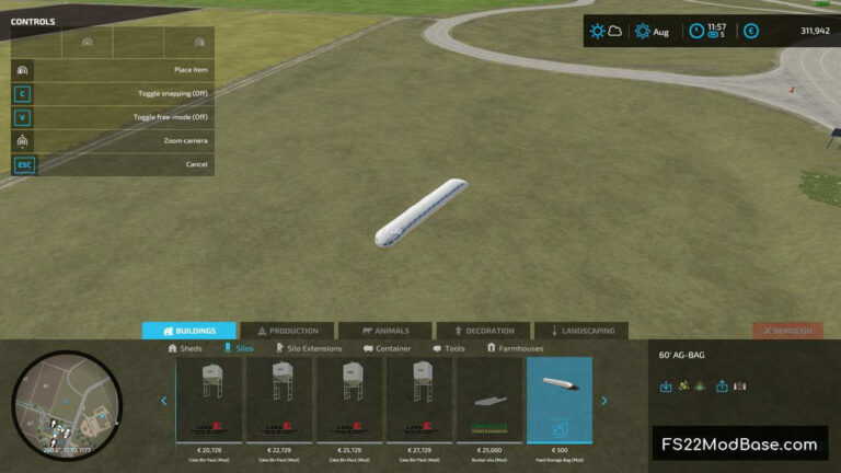 Feed Storage Bag - Farming Simulator 22 Mod | LS22 Mod | FS22 Mod