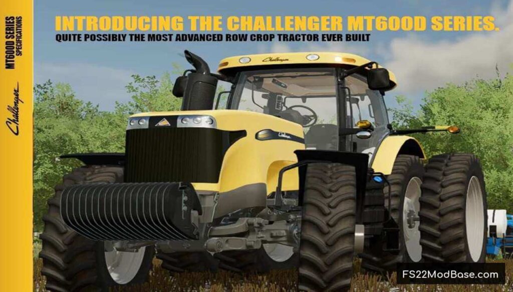 Challenger MT600D Series - Farming Simulator 22 Mod | LS22 Mod | FS22 Mod
