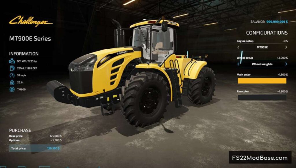 Challenger MT900E VE - Farming Simulator 22 Mod | LS22 Mod | FS22 Mod