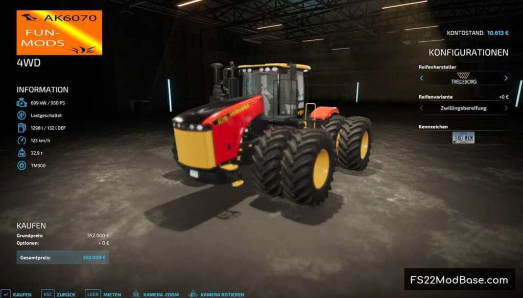 Versatile wd4 - Farming Simulator 22 Mod | LS22 Mod | FS22 Mod