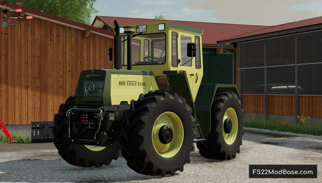 MB Trac 1300-1800 - Farming Simulator 22 Mod | LS22 Mod | FS22 Mod