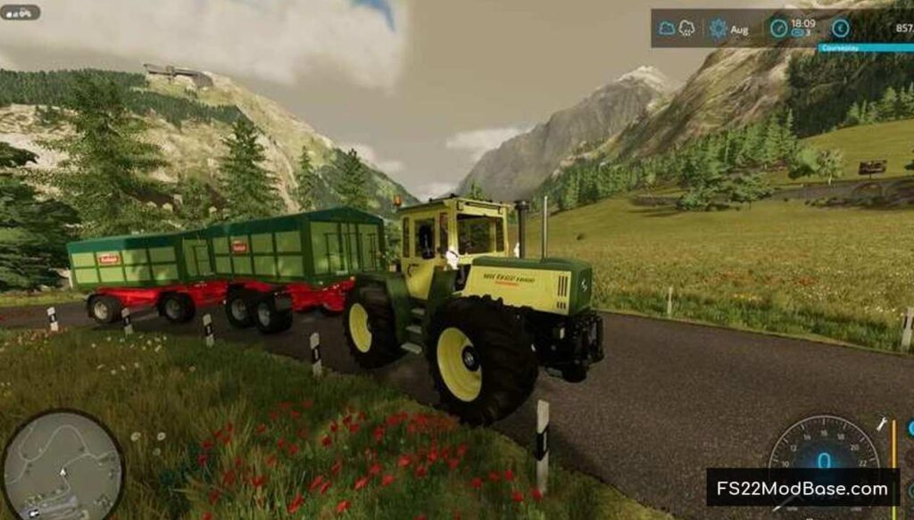 MB trac 1100-1800 - Farming Simulator 22 Mod | LS22 Mod | FS22 Mod