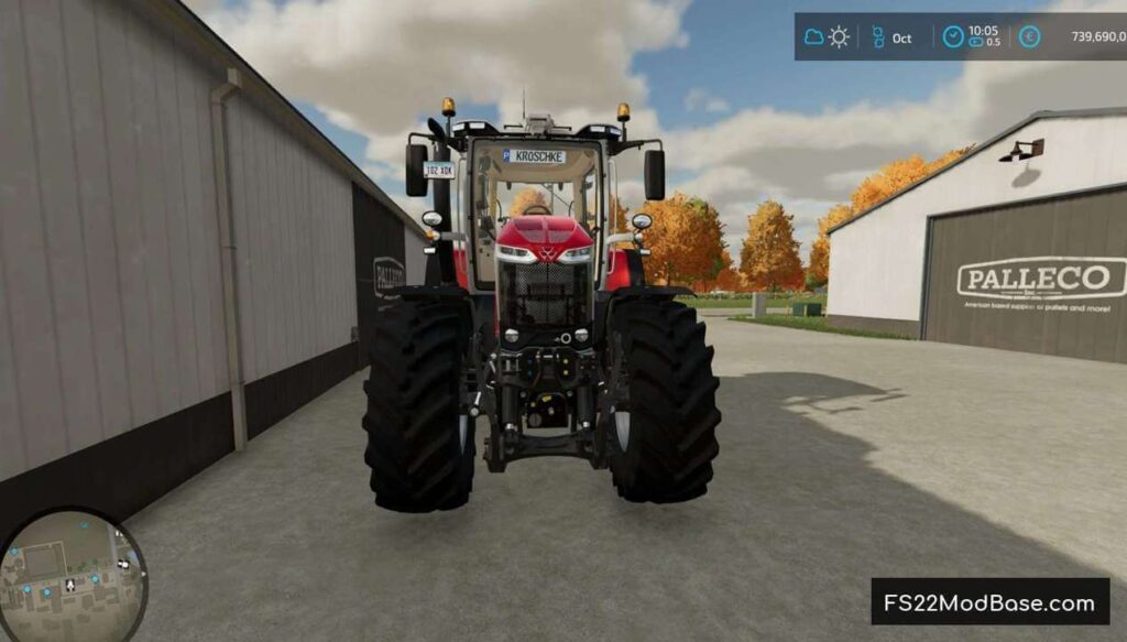 MF 8S LU Edition - Farming Simulator 22 Mod | LS22 Mod | FS22 Mod