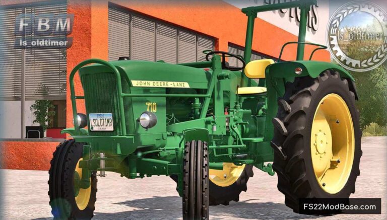 John Deere-Lanz 710 - Farming Simulator 22 Mod | LS22 Mod | FS22 Mod