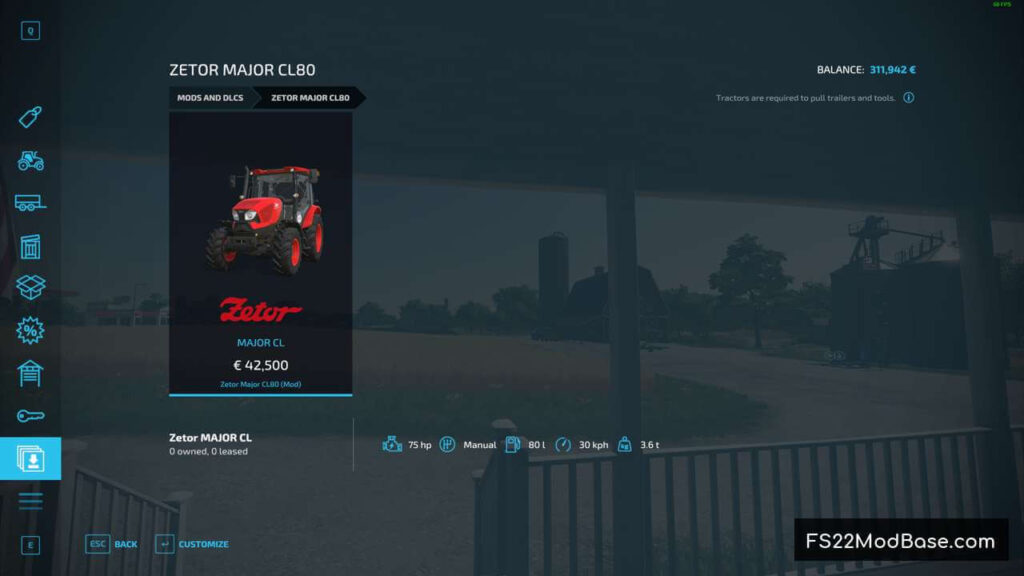 Zetor Major CL80 - Farming Simulator 22 Mod | LS22 Mod | FS22 Mod