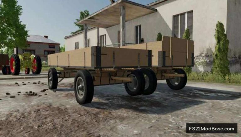 Old Wooden Trailer - Farming Simulator 22 Mod | LS22 Mod | FS22 Mod