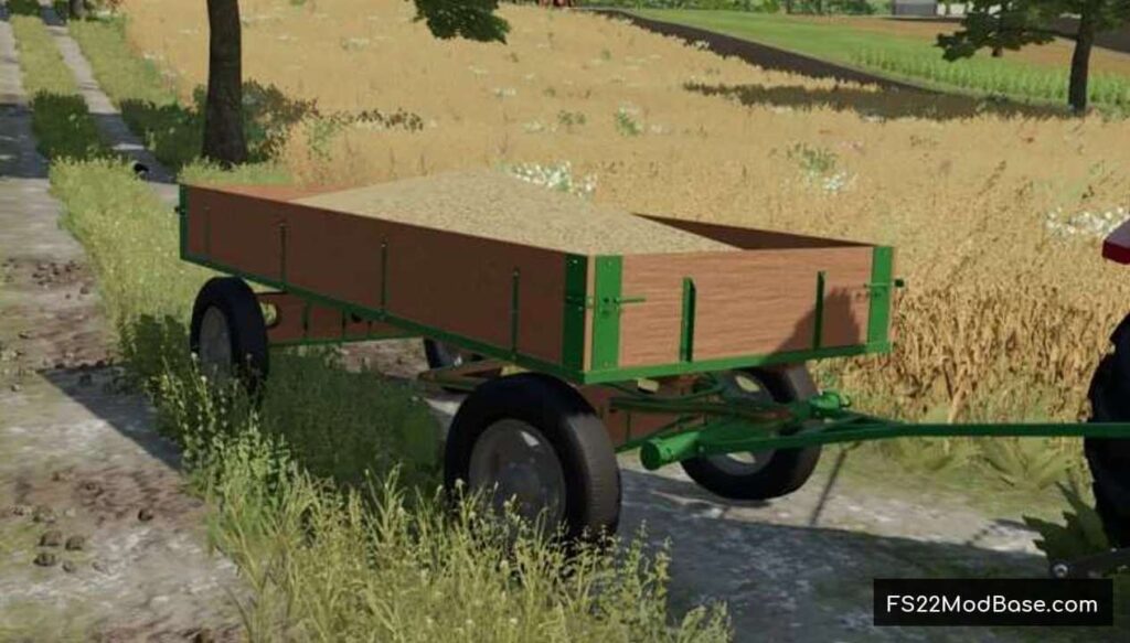 Old Wooden Trailer - Farming Simulator 22 Mod | LS22 Mod | FS22 Mod