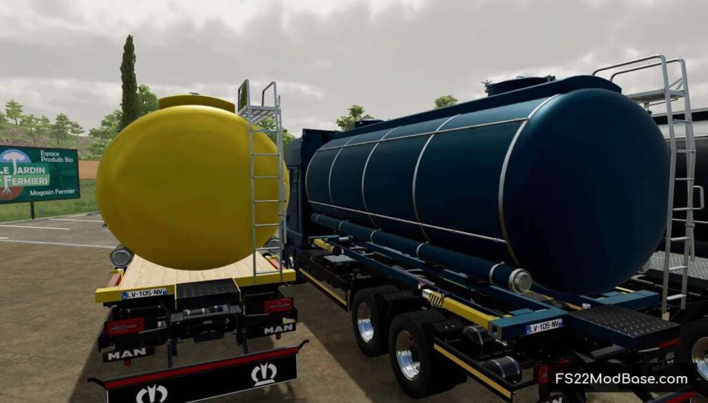 Tanker Addon for MAN TGX 2020 - Farming Simulator 22 Mod | LS22 Mod ...