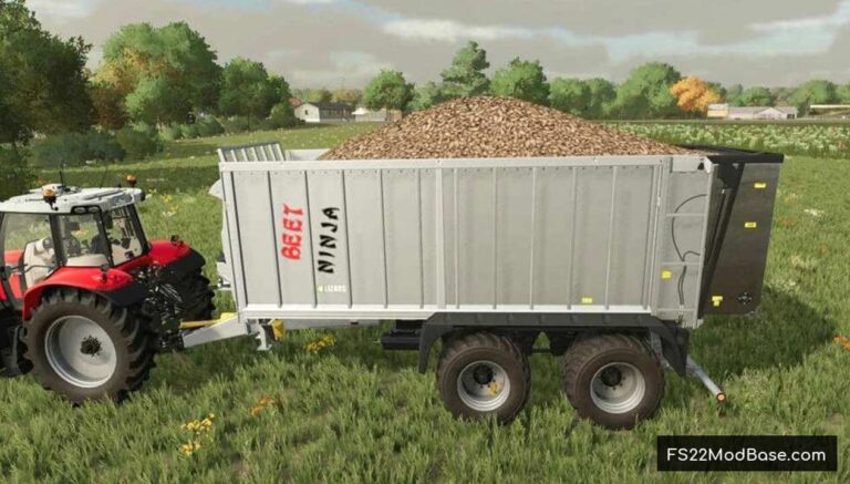 Trailer With Beet Cutter - Farming Simulator 22 Mod | LS22 Mod | FS22 Mod