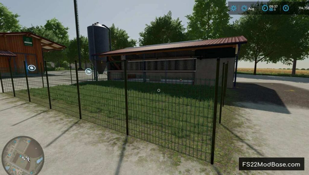 Large Chicken Barn by Parzival - Farming Simulator 22 Mod | LS22 Mod ...