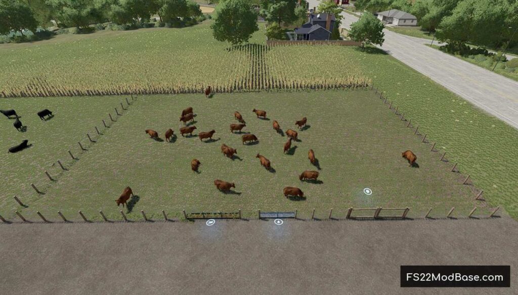 Large Feed Lot - Farming Simulator 22 Mod | LS22 Mod | FS22 Mod